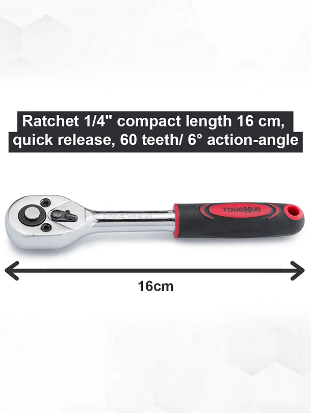 ToughHub Ratchet Socket Set | Hand Tool kit | Tools
